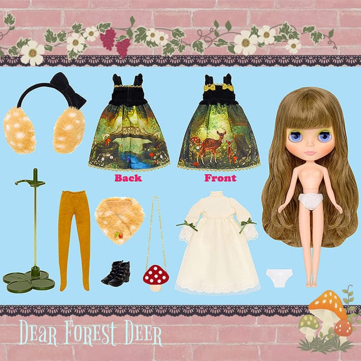 Blythe ネオブライス 【 ディアフォレストディア― 】 Dear Forest Deer ウィッチーズキッチン